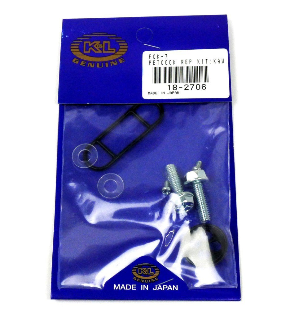 KAWASAKI KLT160 KLT 160 85 K&L Shutoff Valve Fuel Petcock Repair Kit ...